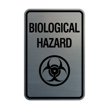 Portrait Round Electrical Hazard Sign (Black) - Small - Walmart.com