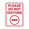 Portrait Round Fire Hazard Sign (Red) - Small - Walmart.com