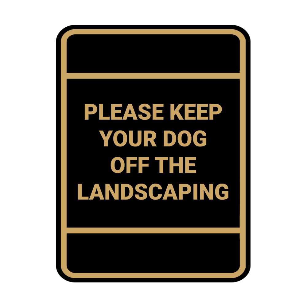Please Keep Dogs off Grass Red Sign - Walmart.com