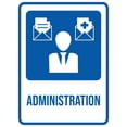 Portrait Round Plus Administration Wall or Door Sign | General Public ...