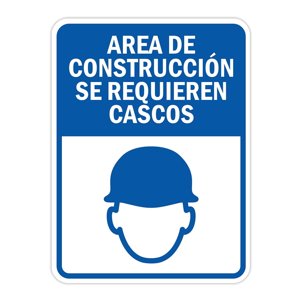 Portrait Round Plus Area de Construcción Se Requieren Cascos Wall or ...