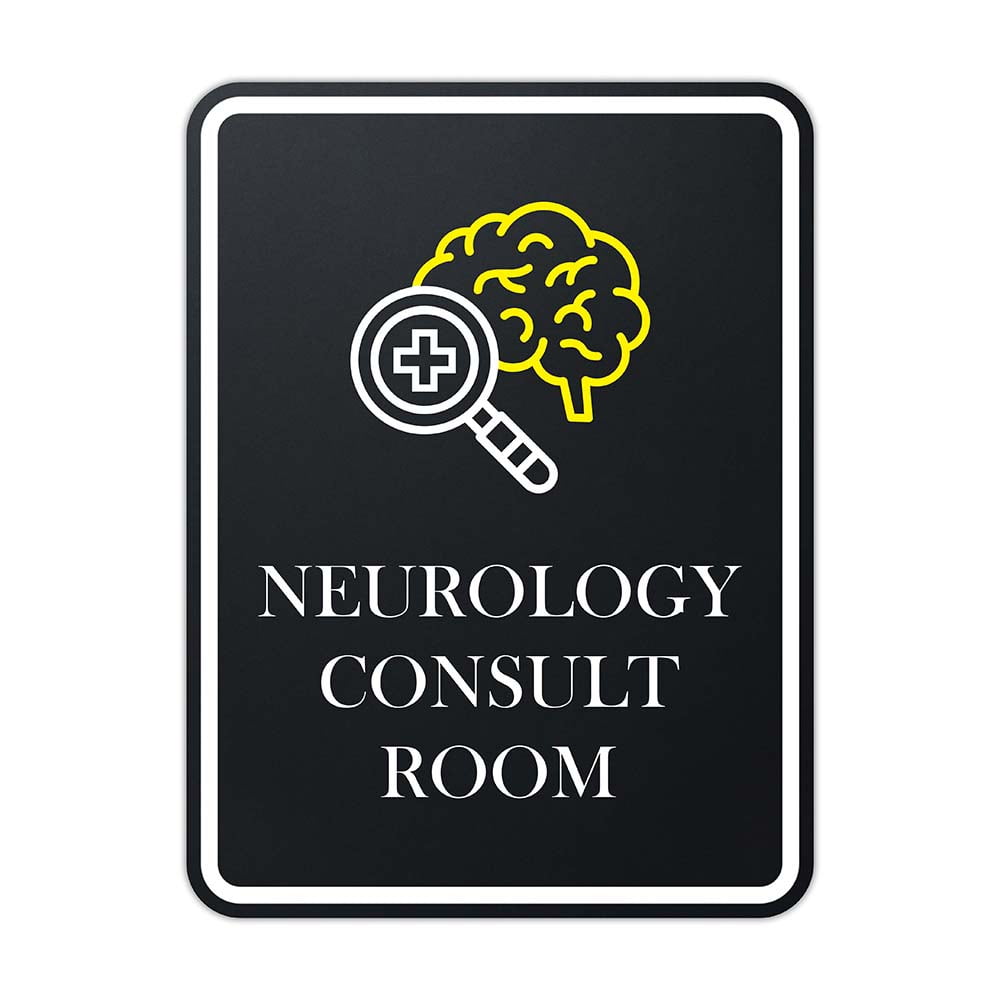 Portrait Round Plus Neurology Consult Room Wall or Door Sign | Patient ...