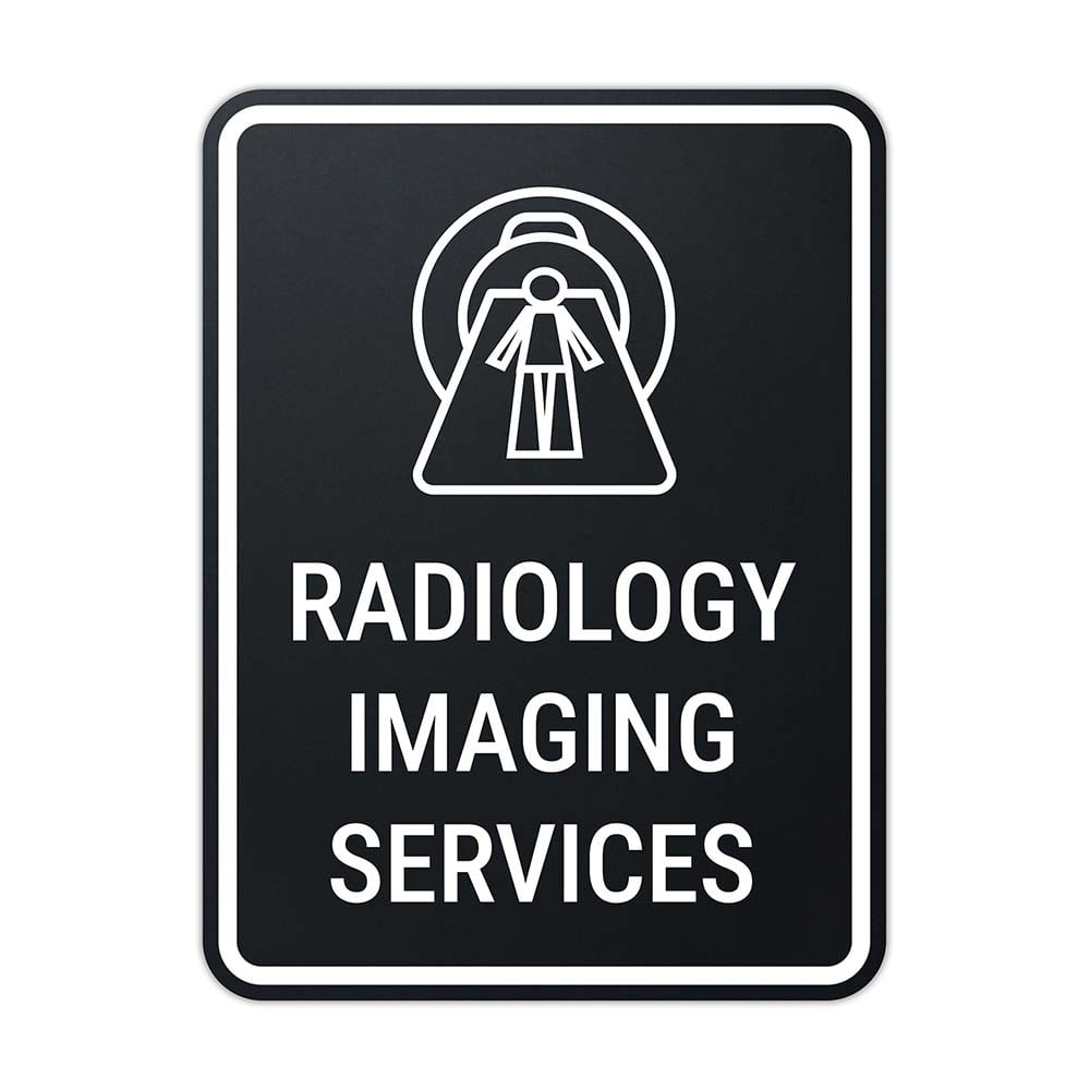 Portrait Round Plus Radiology Imaging Services Wall or Door Sign ...