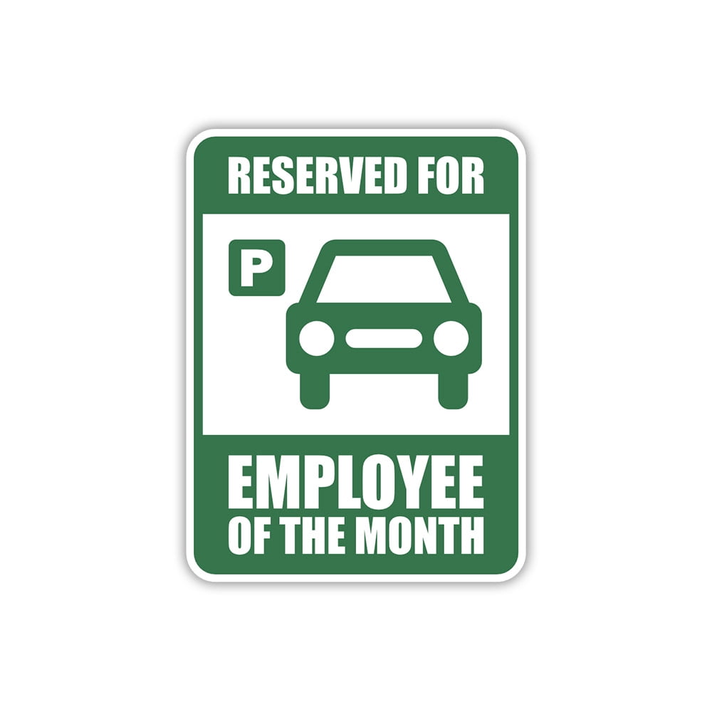Portrait Round Plus Reserved For Employee Of The Month Wall or Door ...
