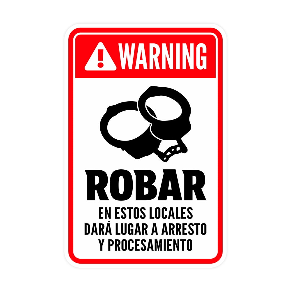 Portrait Round Plus Robar En Estos Locales Dará Lugar a Arresto y ...
