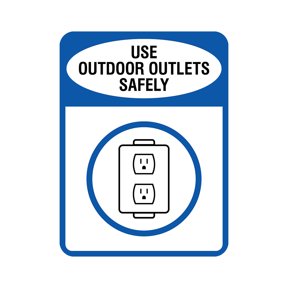 Portrait Round Plus Construction Site Exit Wall or Door Sign | Health ...