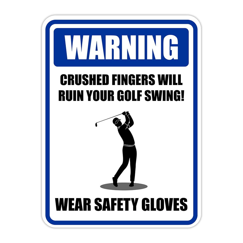 Portrait Round Plus Warning Crushed Fingers Will Ruin Your Golf Swing ...