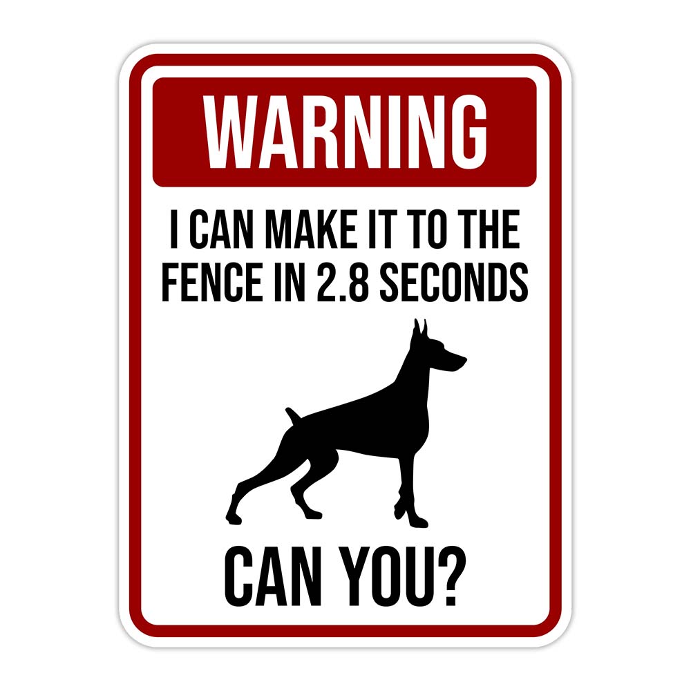 Portrait Round Plus Warning I Can Make It To The Fence In 2.8 Seconds ...