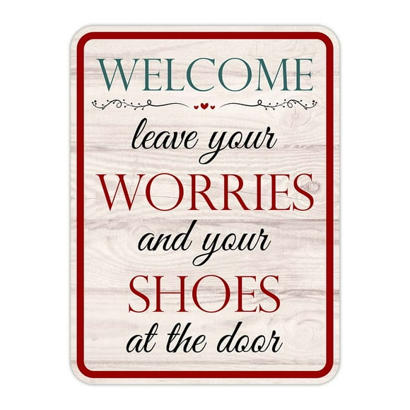 Leave Shoes Outside Sign