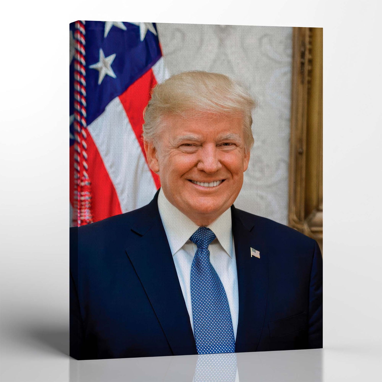 Portrait of Trump Printed Canvas, Trump Merchandise, Donald Trump ...
