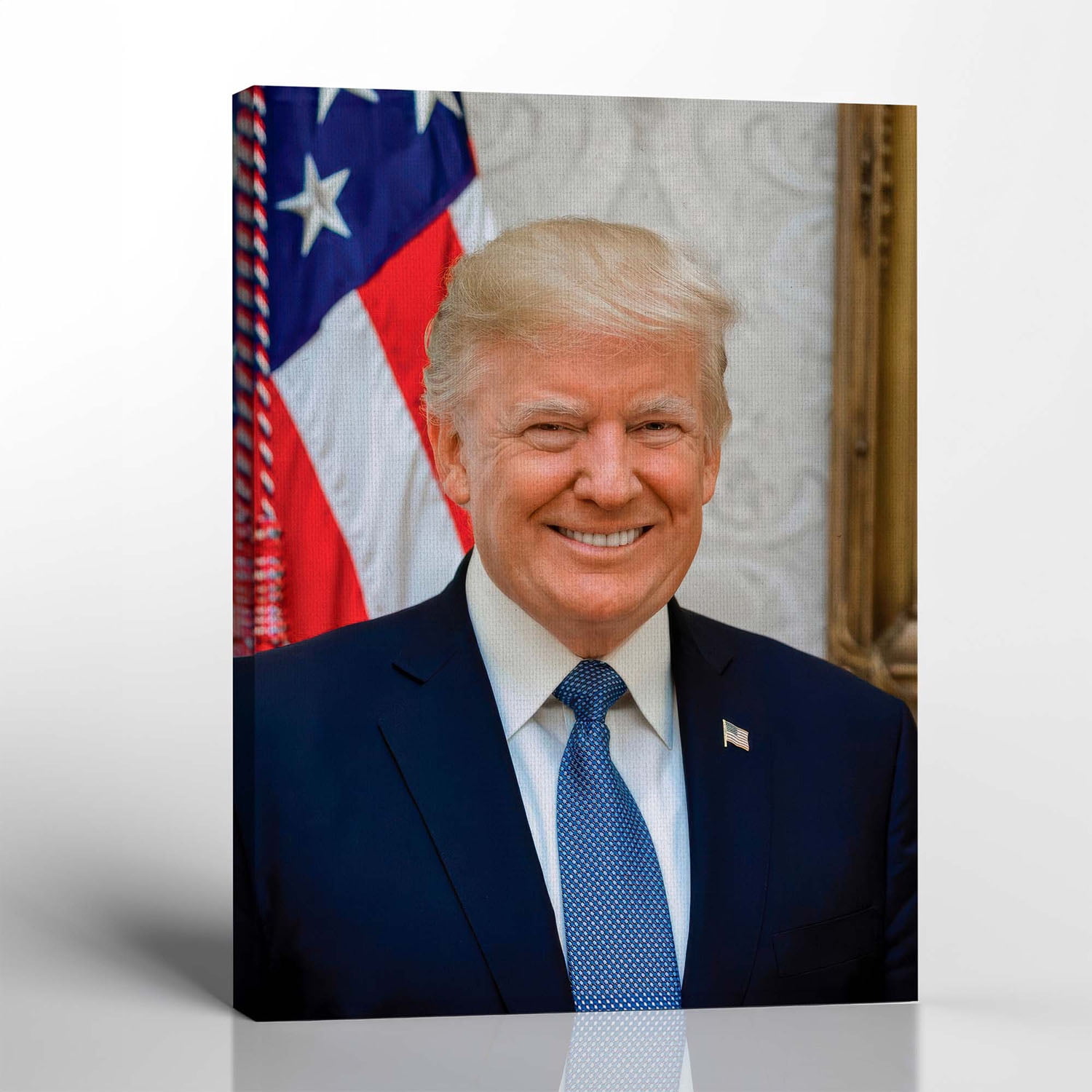 Portrait of Trump Printed Canvas, Trump Merchandise, Donald Trump ...