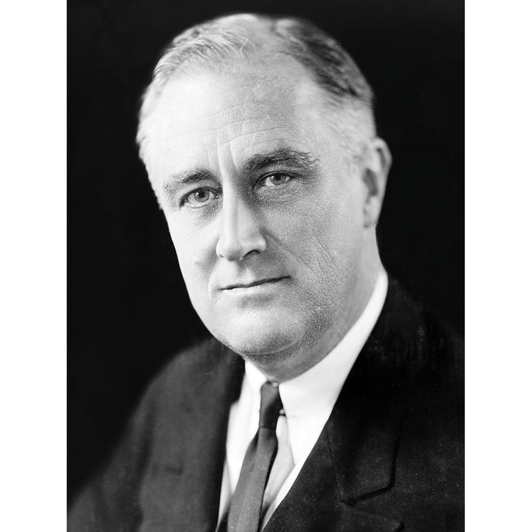 Portrait US President FDR Franklin Roosevelt Photograph Wall Art Poster ...