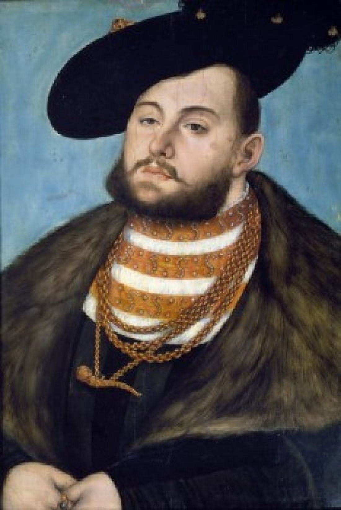 Portrait de Jean-Frederic le Magnanime by Lucas Cranachthe Elder, (1472 ...