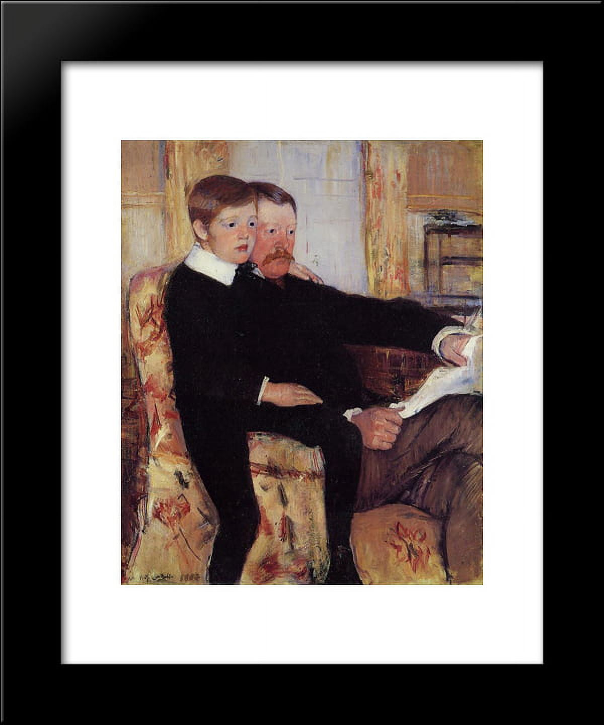 Portrait of Alexander J. Cassat and His Son Robert Kelso Cassatt 20x24 ...