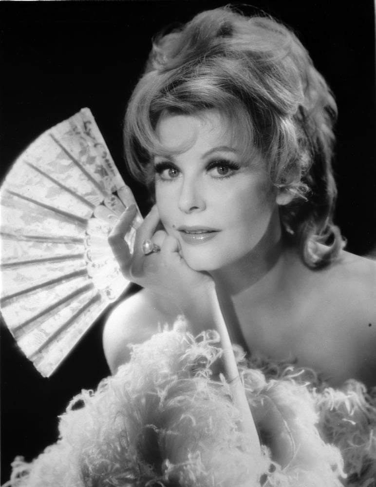 Portrait of Arlene Dahl in White Gown Photo Print (24 x 30) - Walmart.com