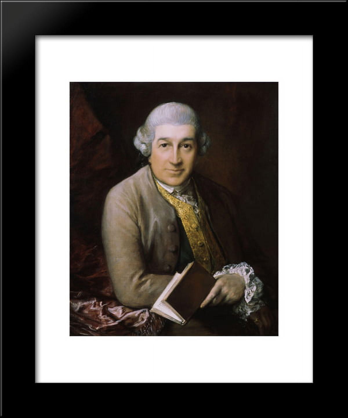 Portrait of David Garrick 20x24 Framed Art Print by Thomas Gainsborough ...
