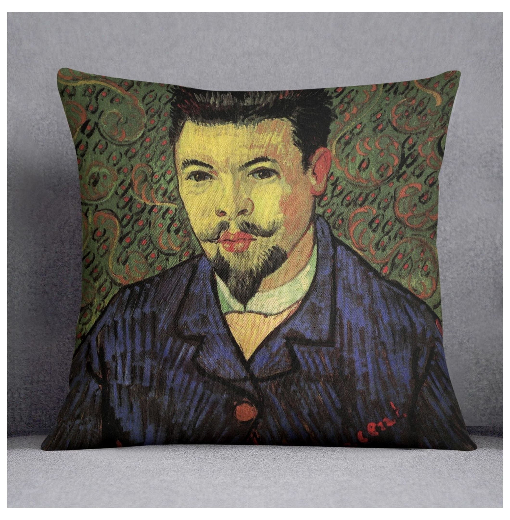 Portrait of Doctor Felix Rey by Van Gogh Cushion - Walmart.com