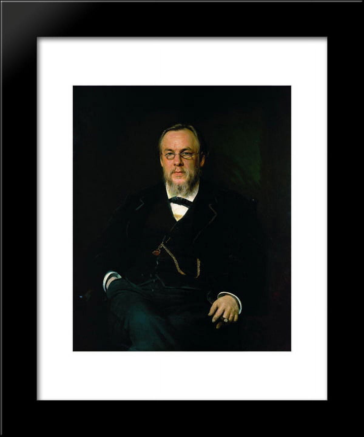Portrait of Dr. Sergei Petrovich Botkin 20x24 Framed Art Print by Ivan ...