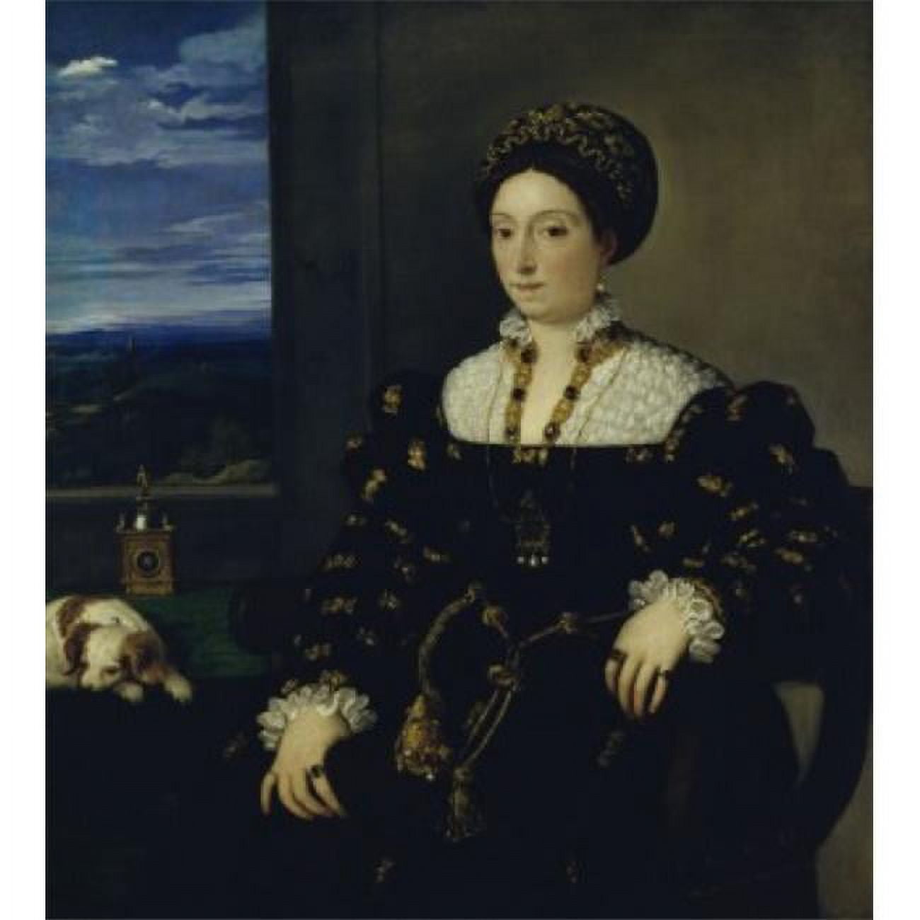 Portrait of Eleonora Gonzaga Della Rovere Titian 1477 89-1576 Venetian ...