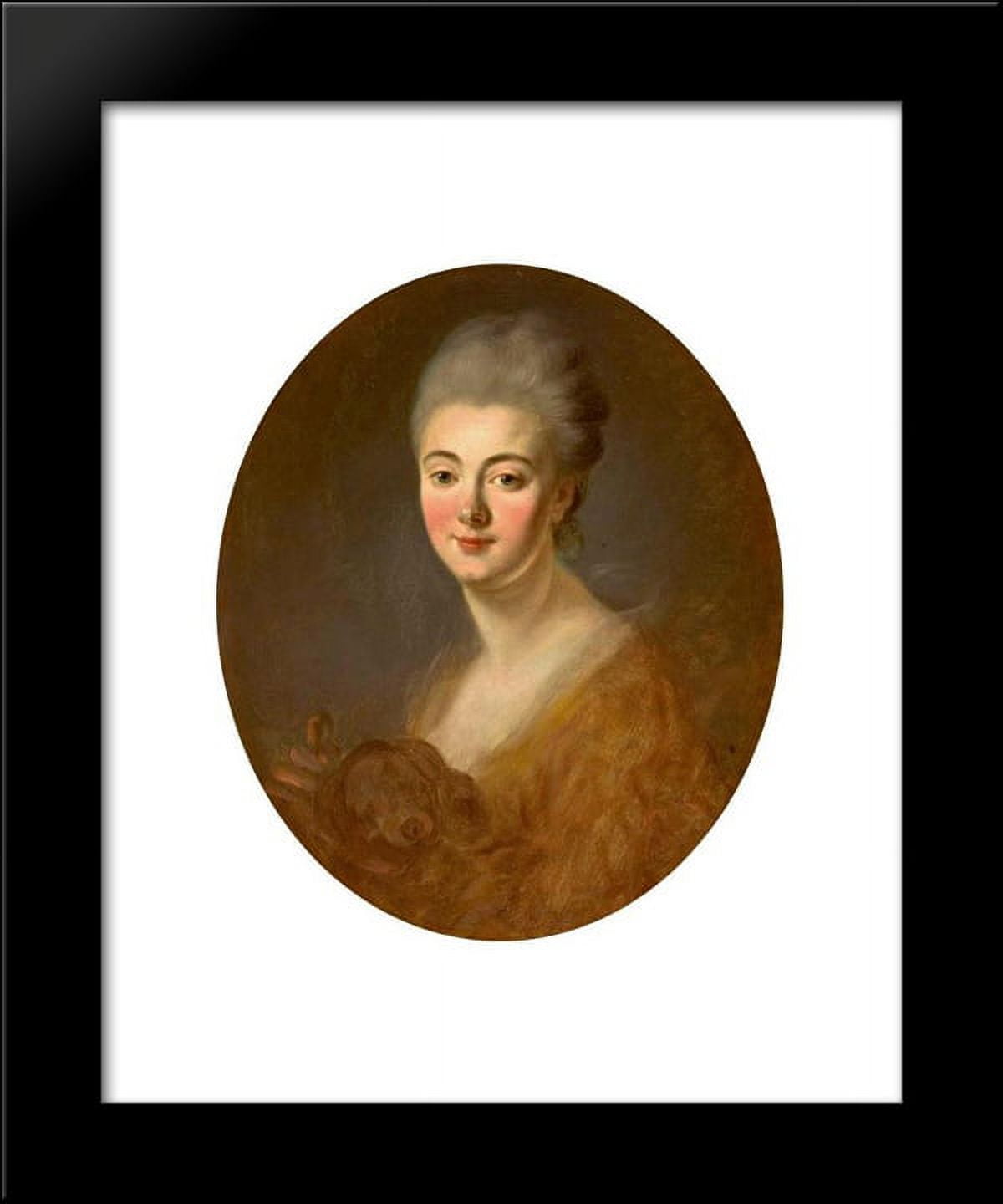Portrait of Elisabeth Sophie Constance de Lowendhal 20x24 Framed Art ...