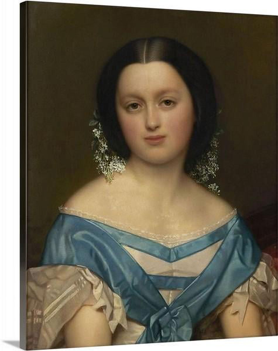 Portrait of Henriette Mayer van den Bergh by Jozef Van Lerius Canvas ...