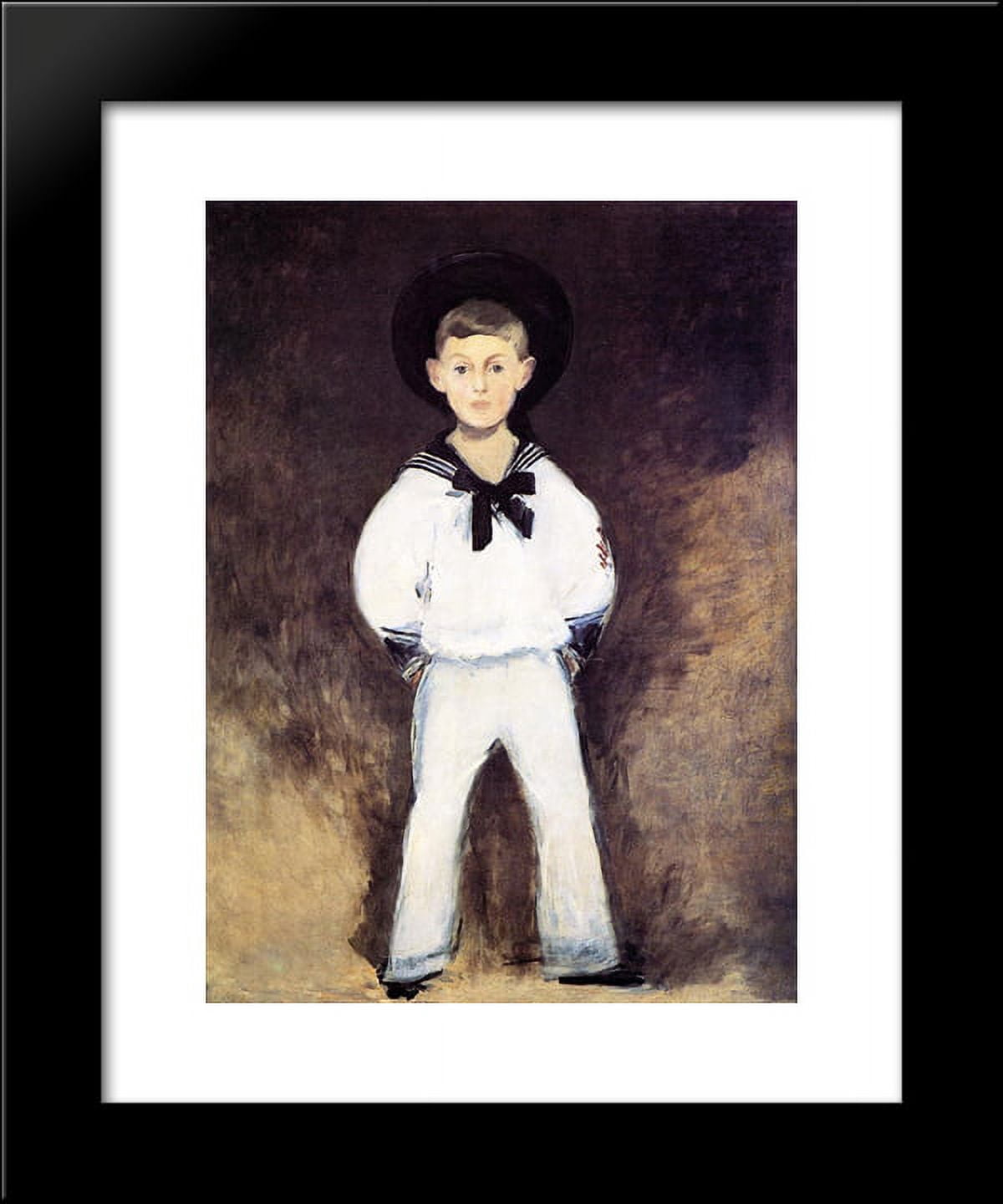 Portrait of Henry Bernstein as a Child 20x24 Framed Art Print by Manet ...