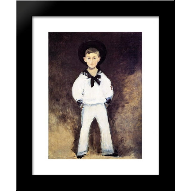 Portrait of Henry Bernstein as a Child 20x24 Framed Art Print by Manet ...