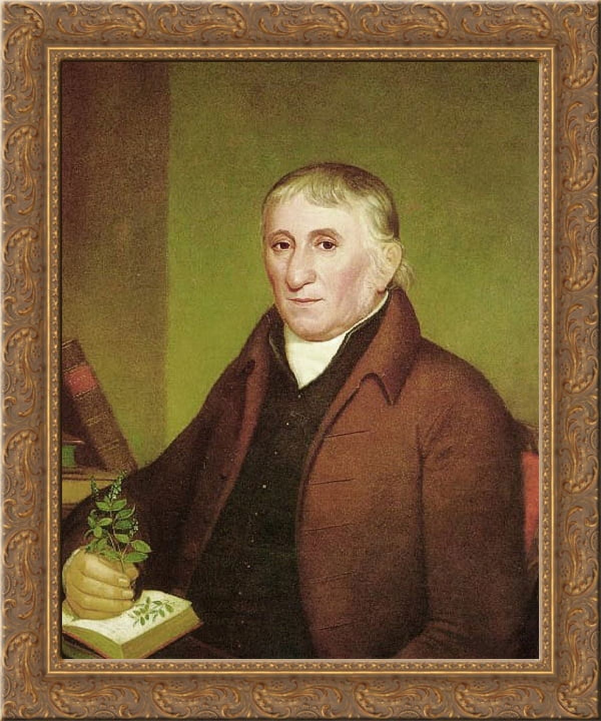 Portrait of Jacob Ritter Sr. 24x20 Gold Ornate Wood Framed Canvas Art ...
