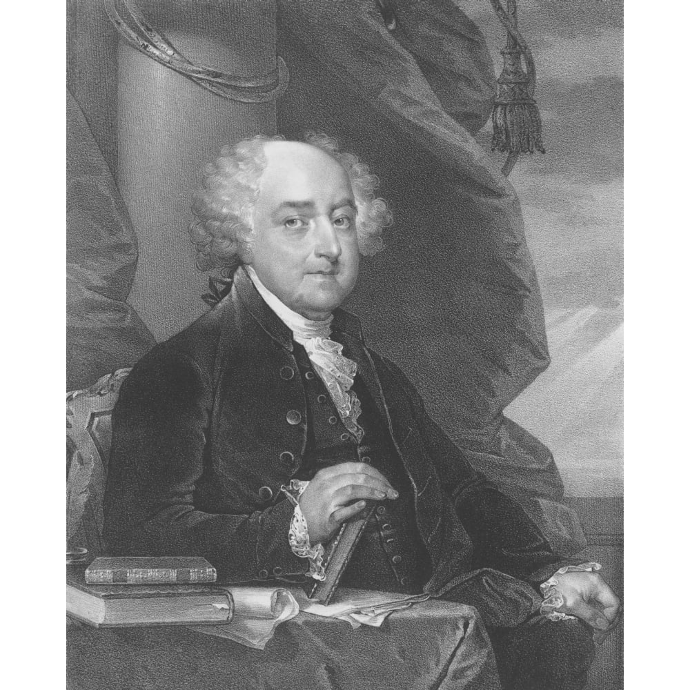 Portrait of John Adams Poster Print - Walmart.com