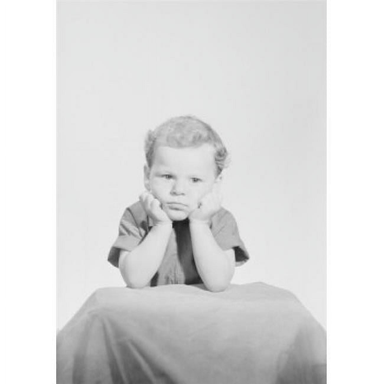 Portrait of Little Boy Poster Print - 18 x 24 in. - Walmart.com