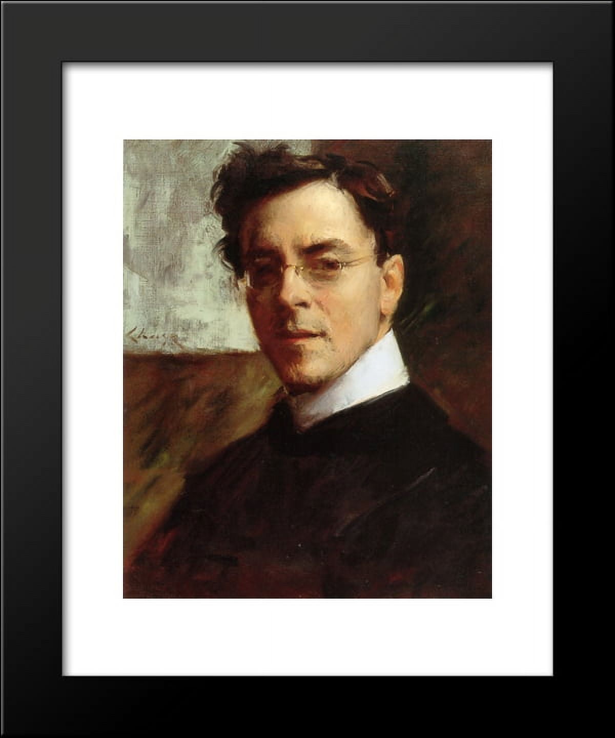 Portrait of Louis Betts 20x24 Framed Art Print by William Merritt Chase ...