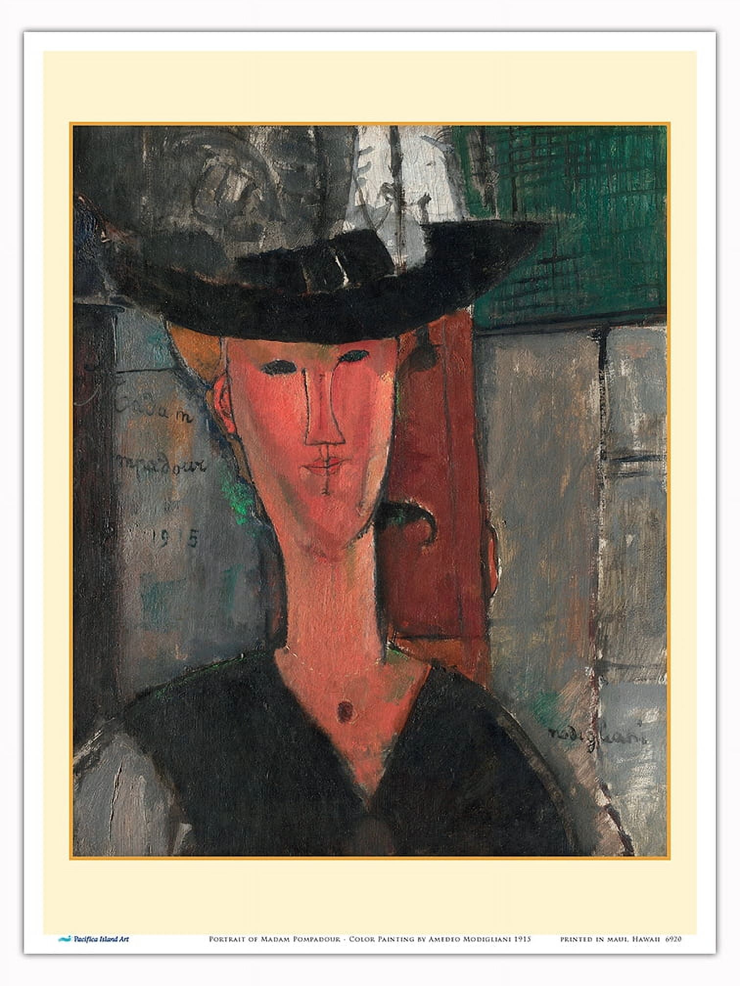 Portrait of Madam Pompadour - From an Original Color Painting by Amedeo ...