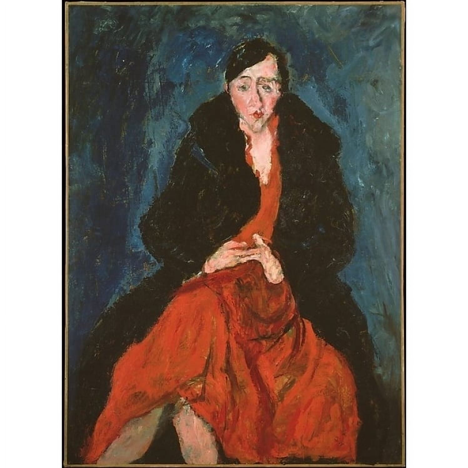 Portrait of Madeleine Castaing Poster Print by Chaim Soutine (French (born Lithuania ...