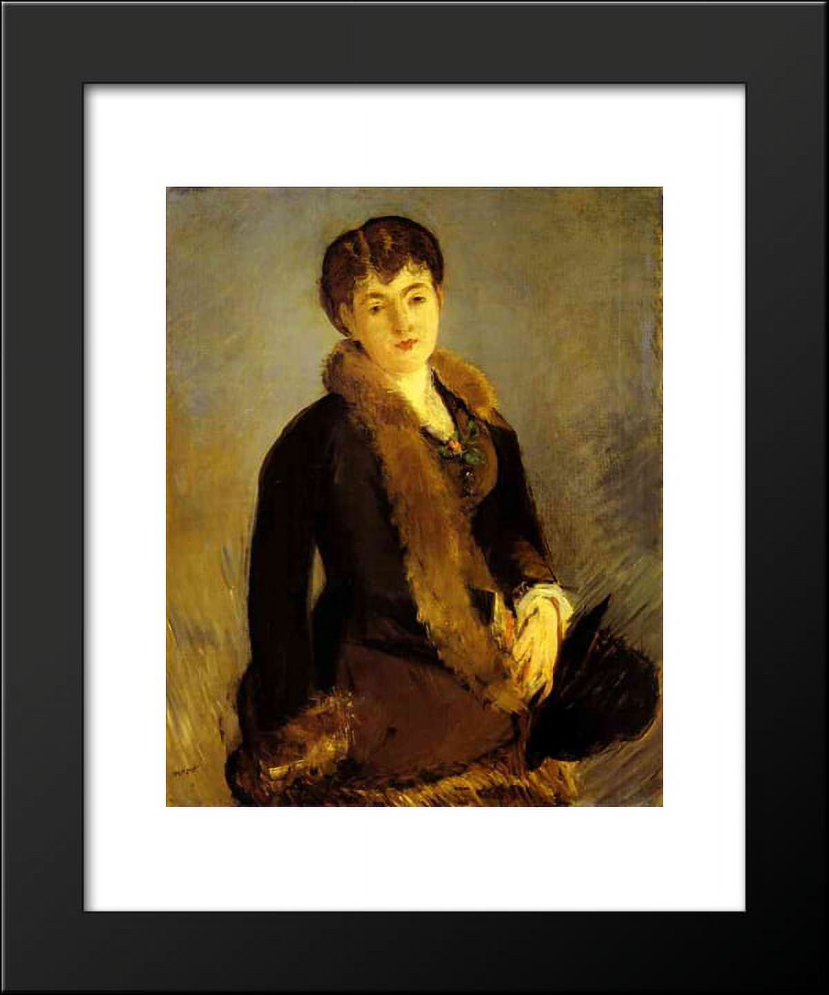 Portrait of Mademoiselle Isabelle Lemonnier 20x24 Framed Art Print by ...