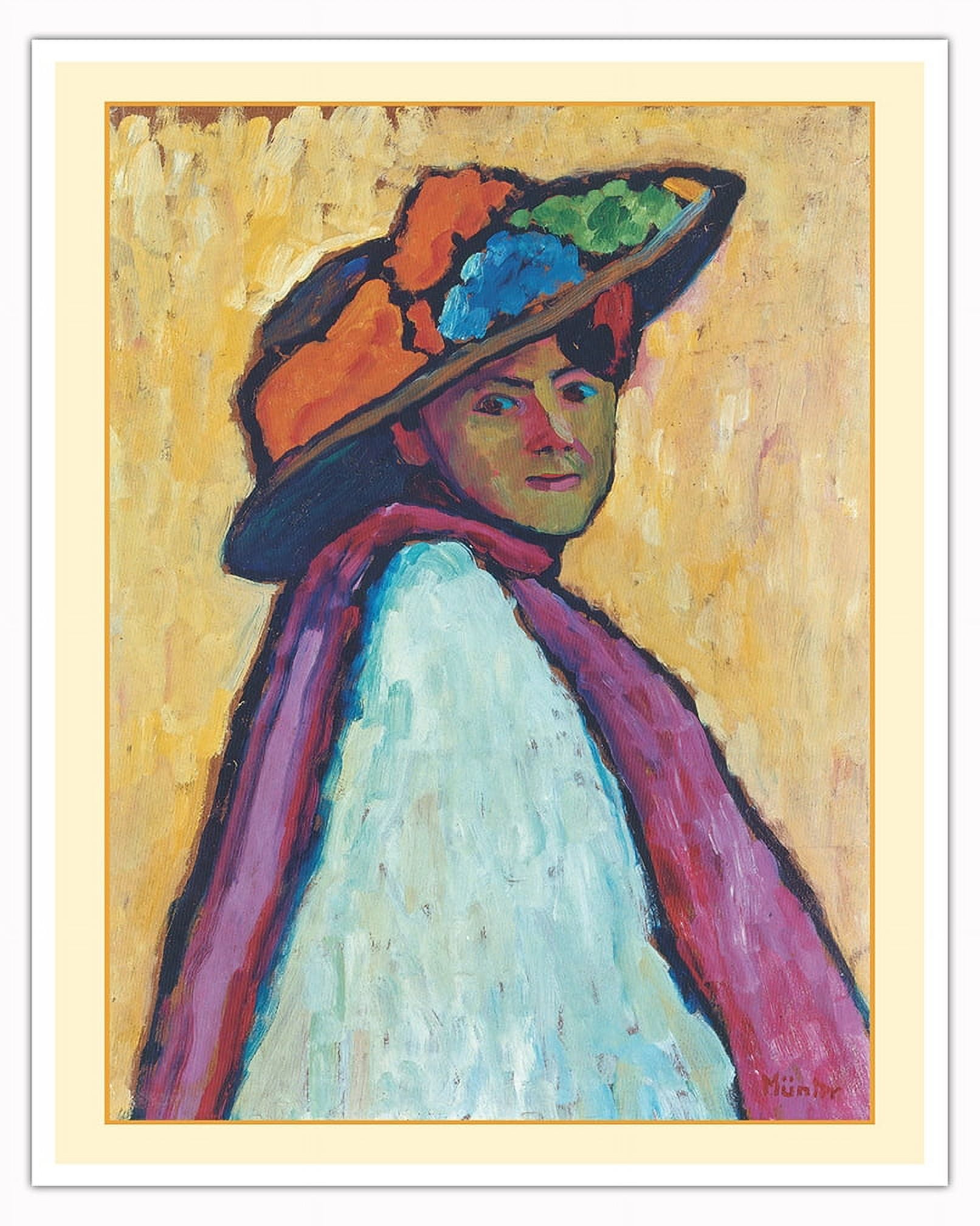 Portrait of Marianne von Werefkin - From an Original Color Painting by ...