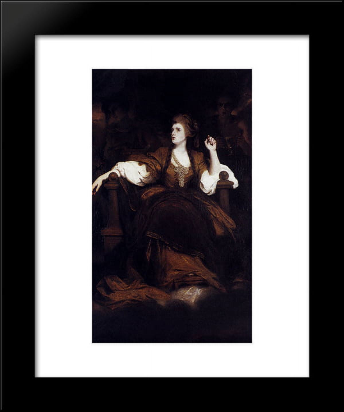 Portrait of Mrs. Siddons as the Tragic Muse 20x24 Framed Art Print by ...