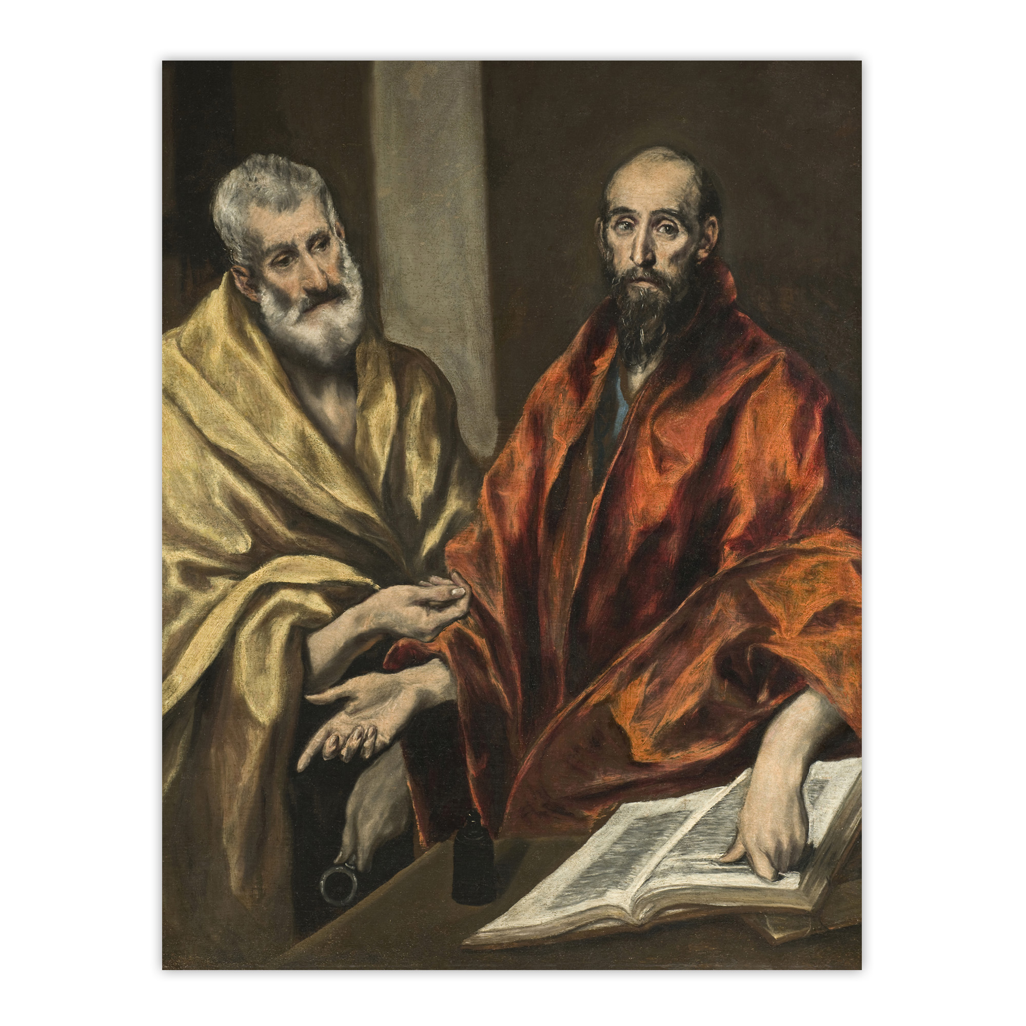 Portrait of Saint Peter and Saint Paul El Greco Huge Wall Art Print ...