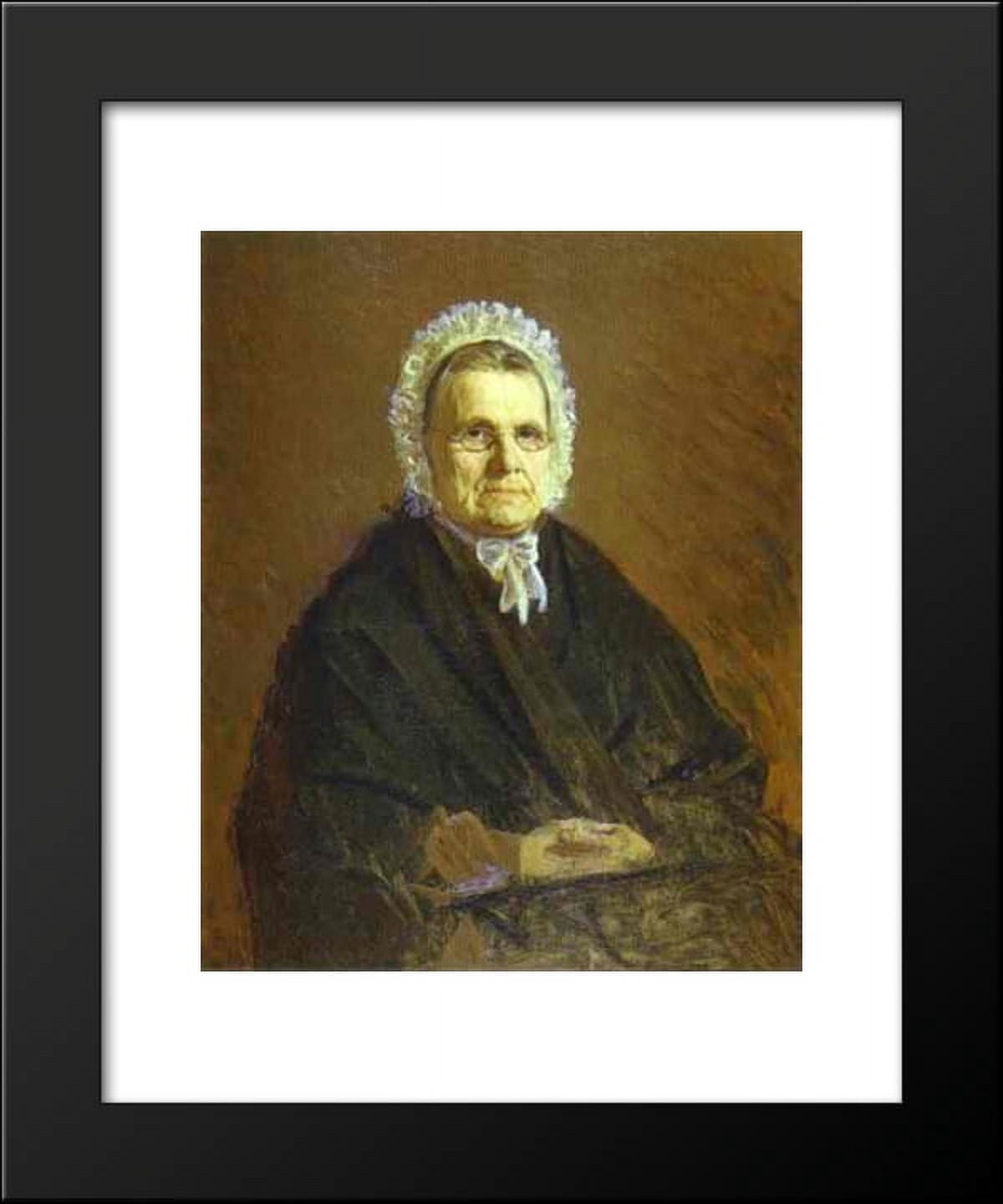 Portrait of Theodora Saltykova, the Painter`s Mother in Law 20x24 ...