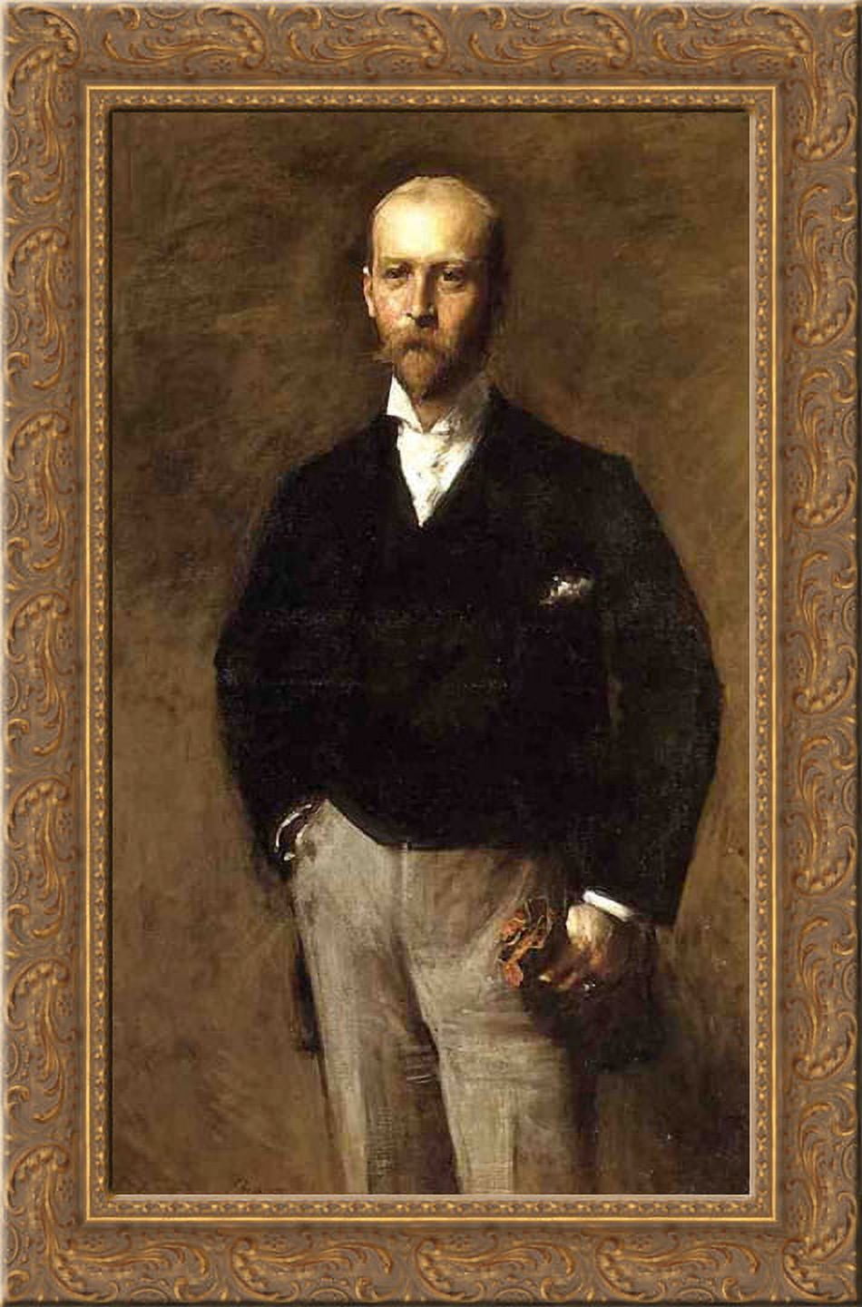 Portrait of William Charles Le Gendre 24x16 Gold Ornate Wood Framed ...