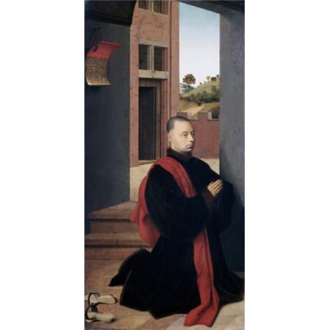 Portrait of a Male Donor Ca 1455 Petrus Christus Ca 1410-1475 ...
