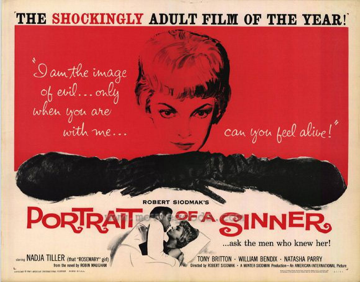 Portrait of a Sinner - movie POSTER (Style A) (11" x 14") (1959 ...