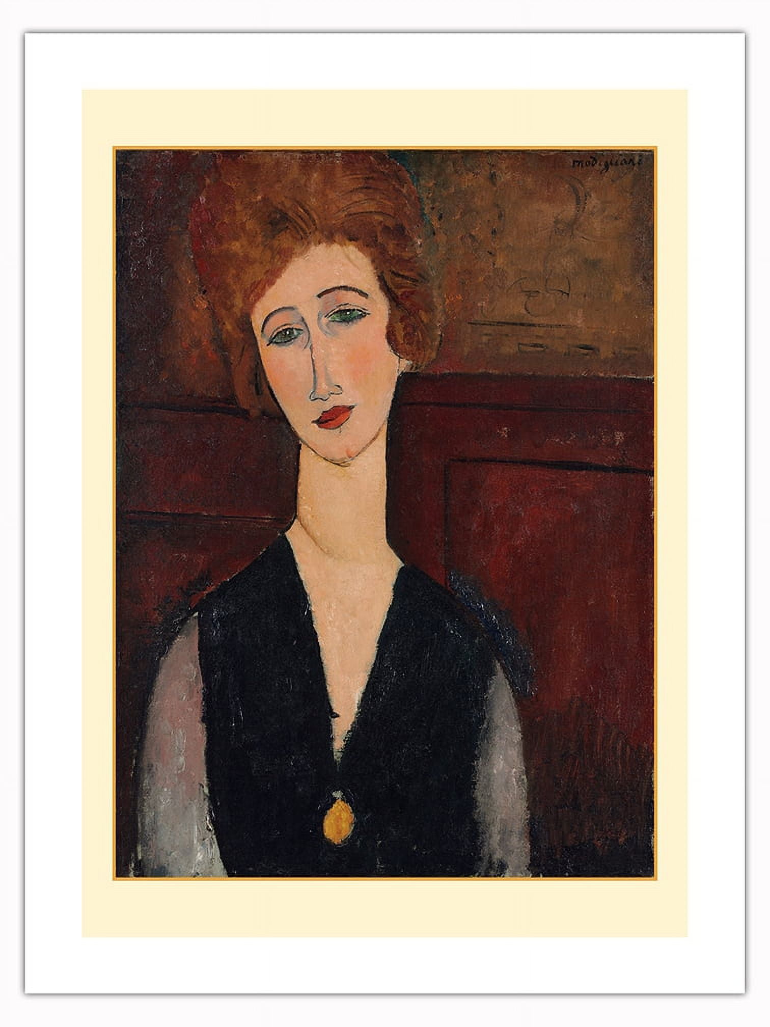 Portrait of a Woman 2 - From an Original Color Painting by Amedeo ...
