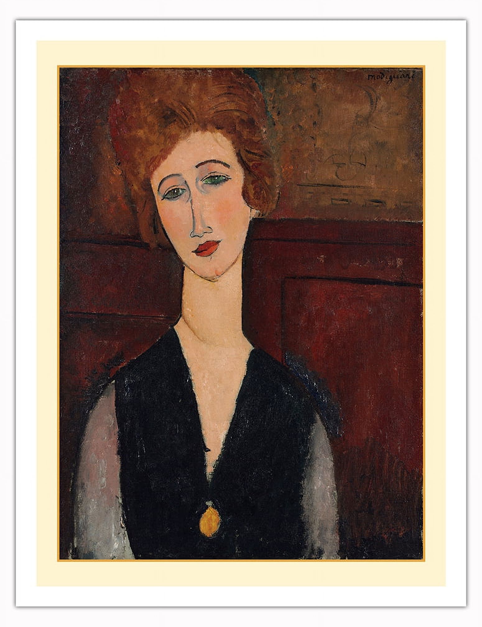 Portrait of a Woman 2 - From an Original Color Painting by Amedeo ...