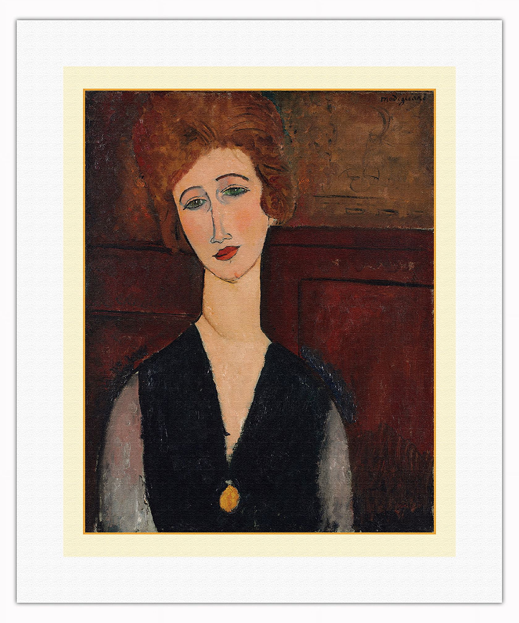 Portrait of a Woman 2 - From an Original Color Painting by Amedeo ...