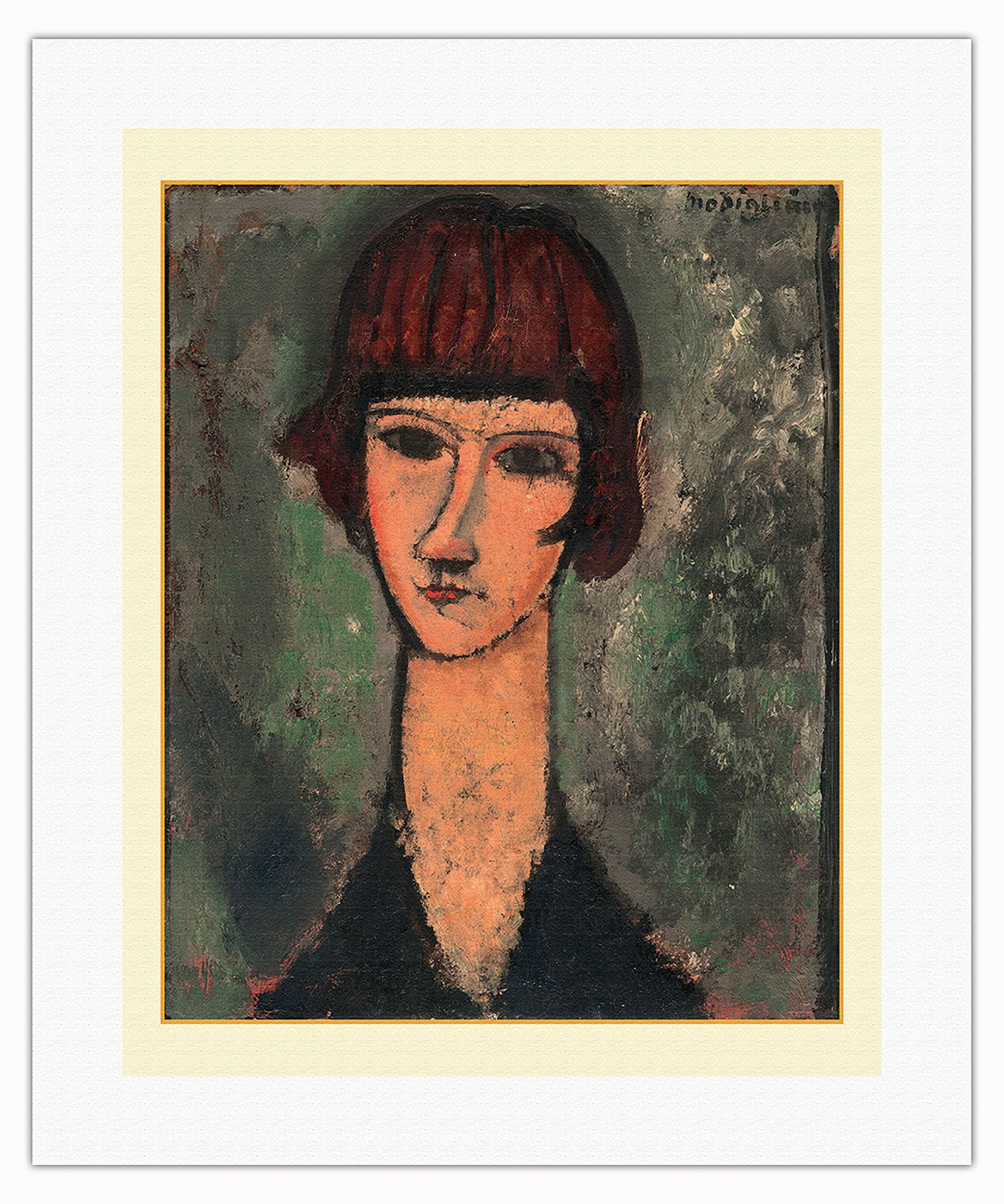Portrait of a Woman - From an Original Color Painting by Amedeo ...