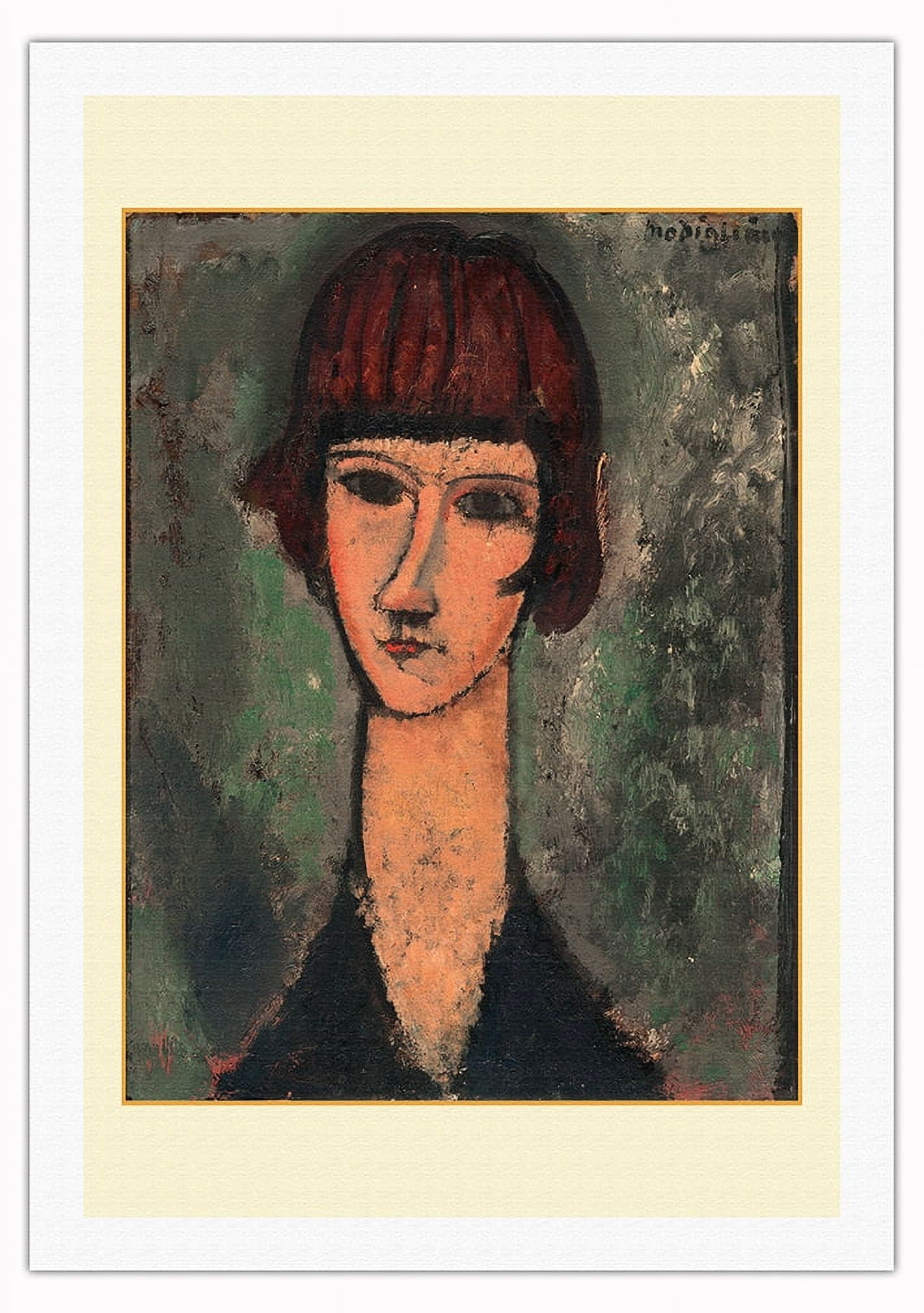 Portrait of a Woman - From an Original Color Painting by Amedeo ...