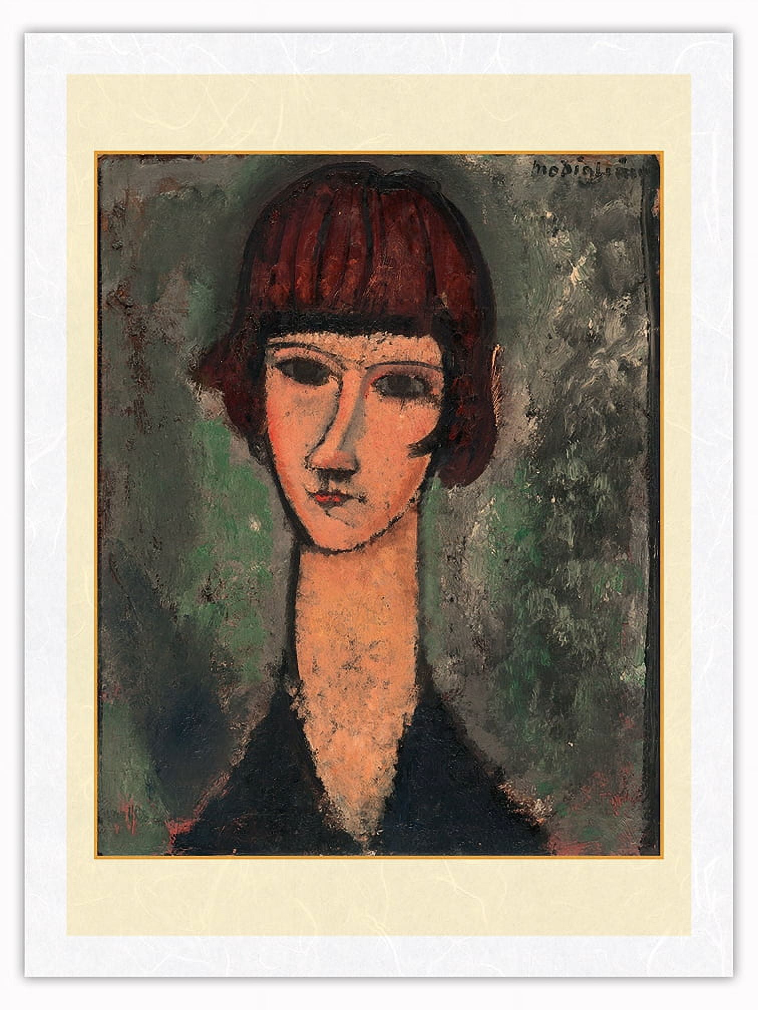 Portrait of a Woman - From an Original Color Painting by Amedeo ...