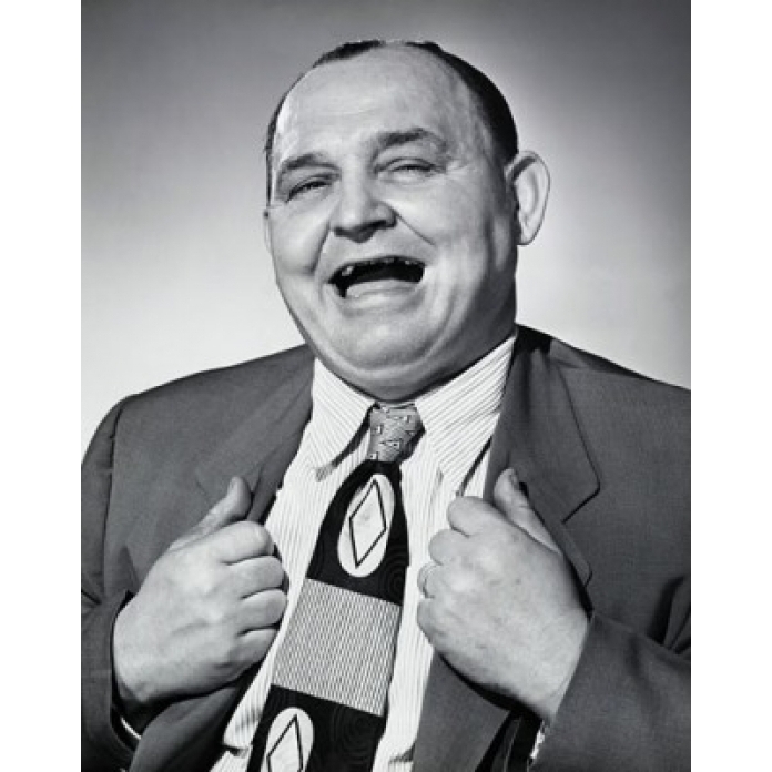 Portrait of a businessman laughing Poster Print (18 x 24) - Walmart.com