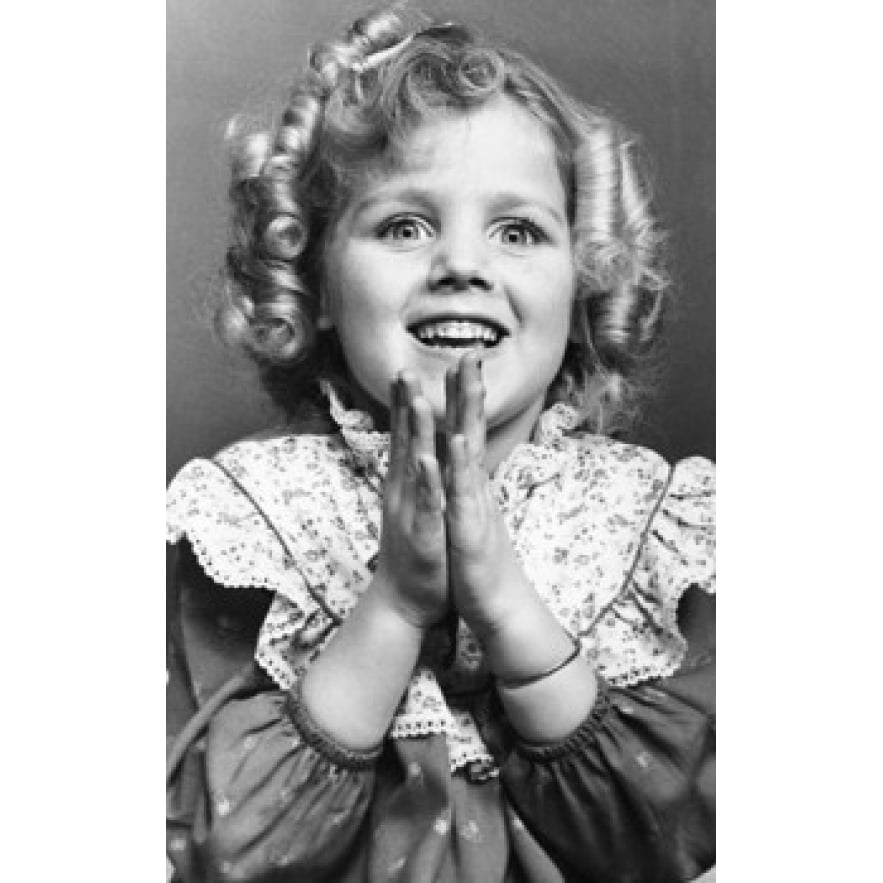 Portrait of a girl clapping Poster Print (24 x 36) - Walmart.com