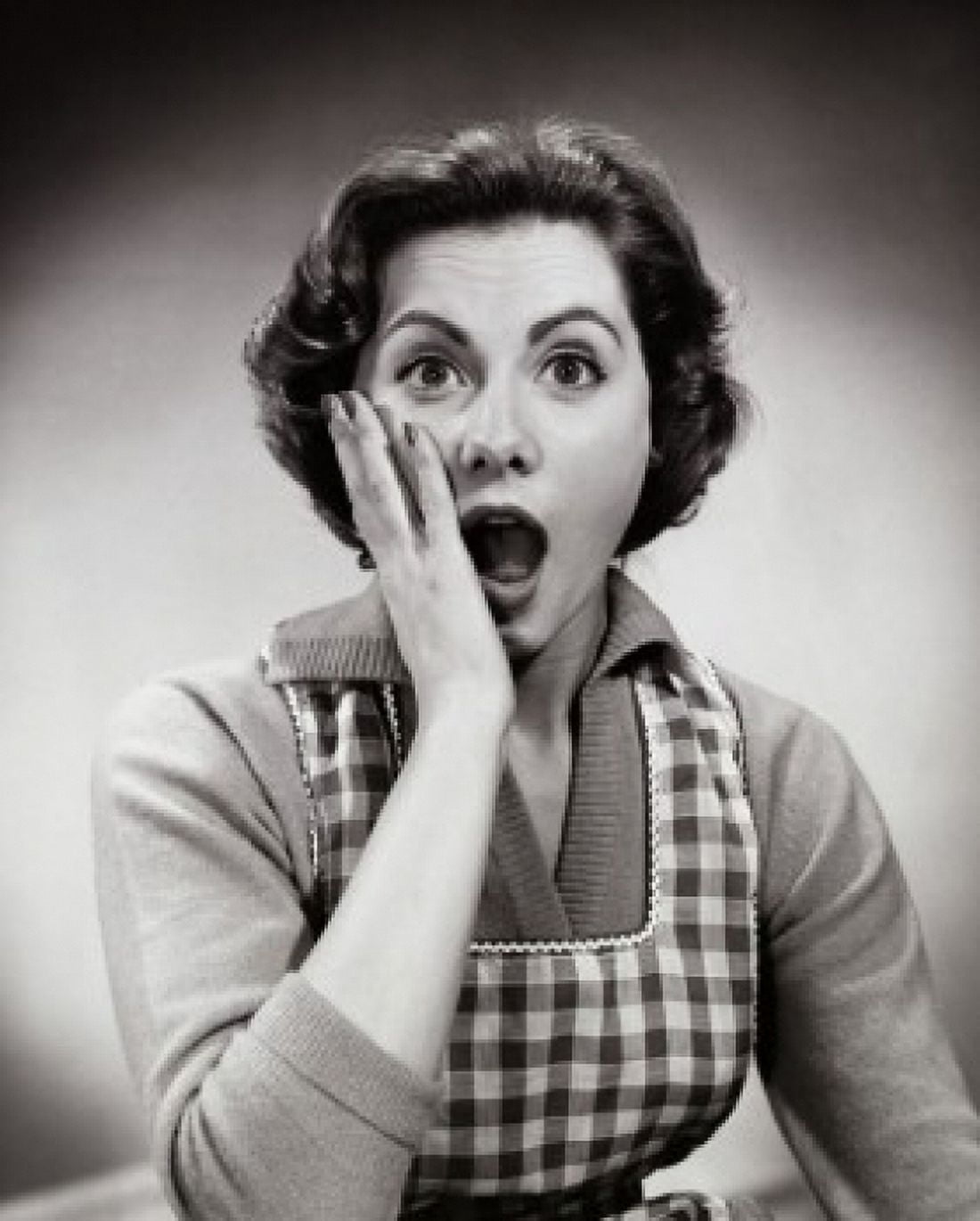 Portrait of a mid adult woman looking surprised Poster Print (24 x 36 ...